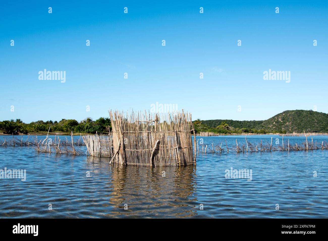 Fish traps in St Lucia Game Reserve, iSimangaliso Wetland Park UNESCO ...