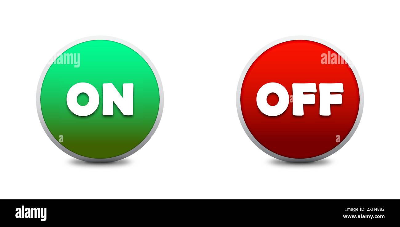 Toggle flat white icons Stock Vector Images - Alamy