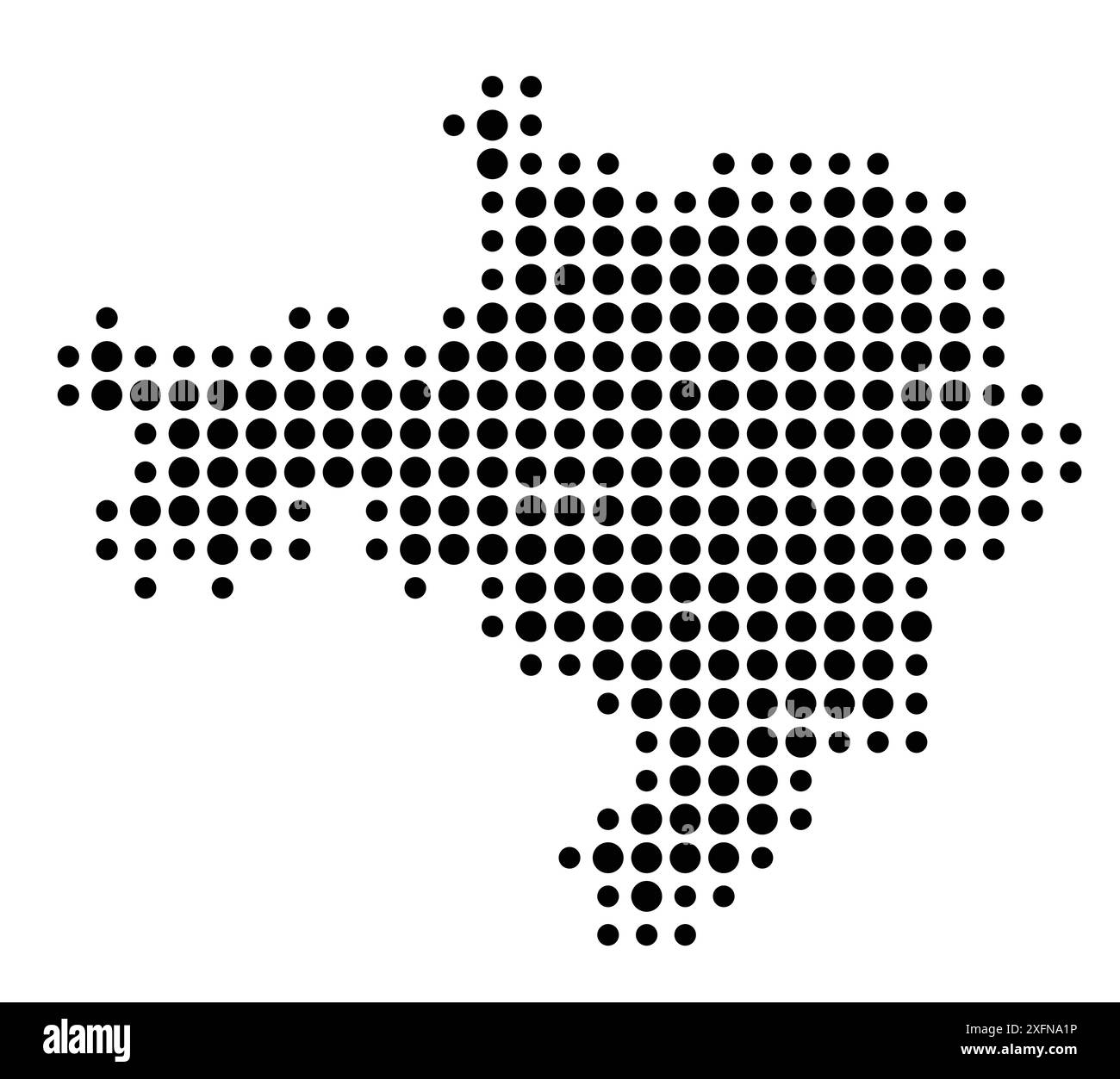 Symbol Map of the Département Gard (France) showing the state/province ...