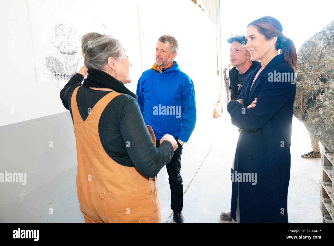 Greenland, Denmark. 04th July, 2024. King Frederik X and Queen Mary ...