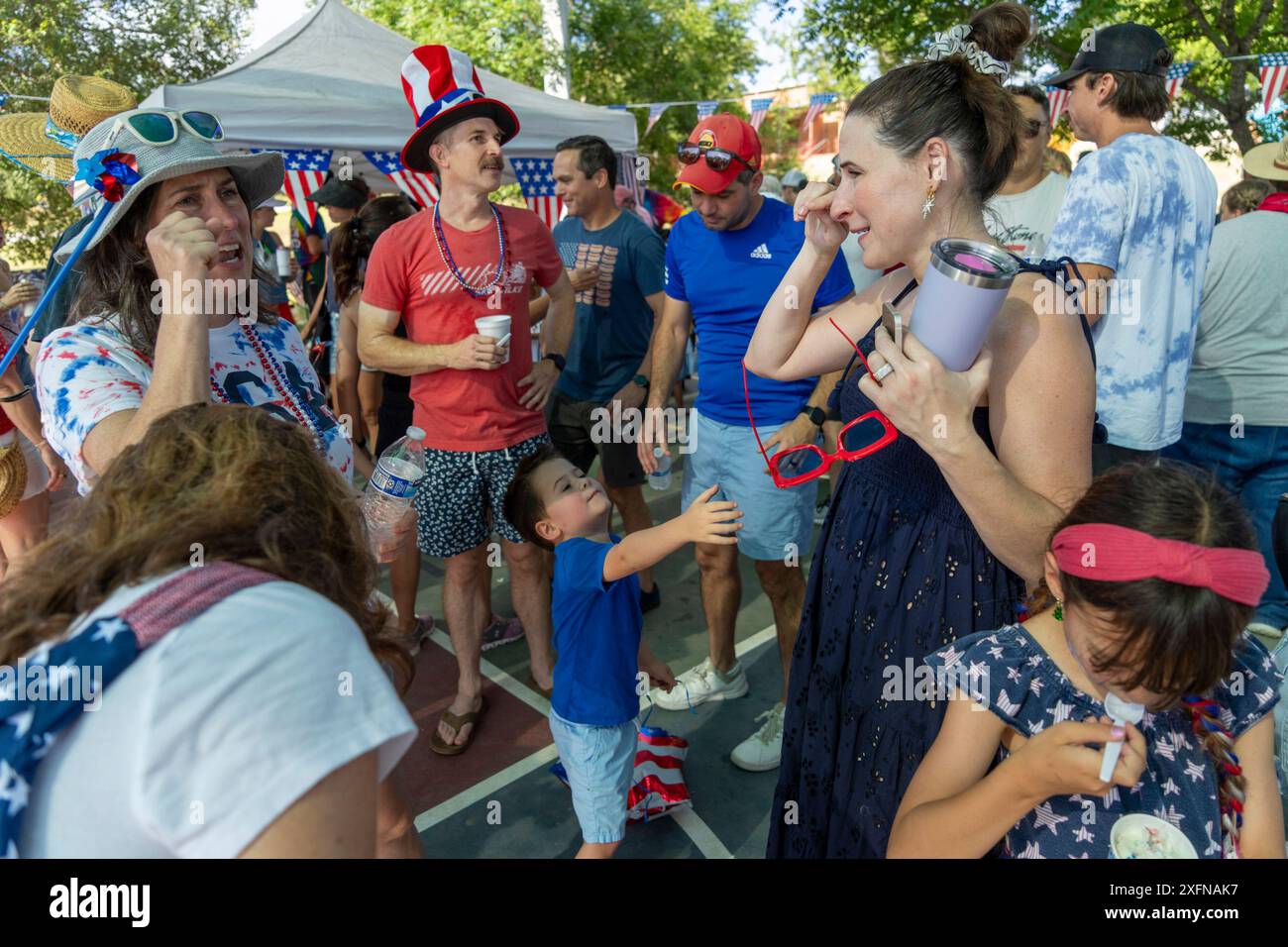 Austin, Tx, USA. 4th July, 2024. Texans celebrate the holiday during ...