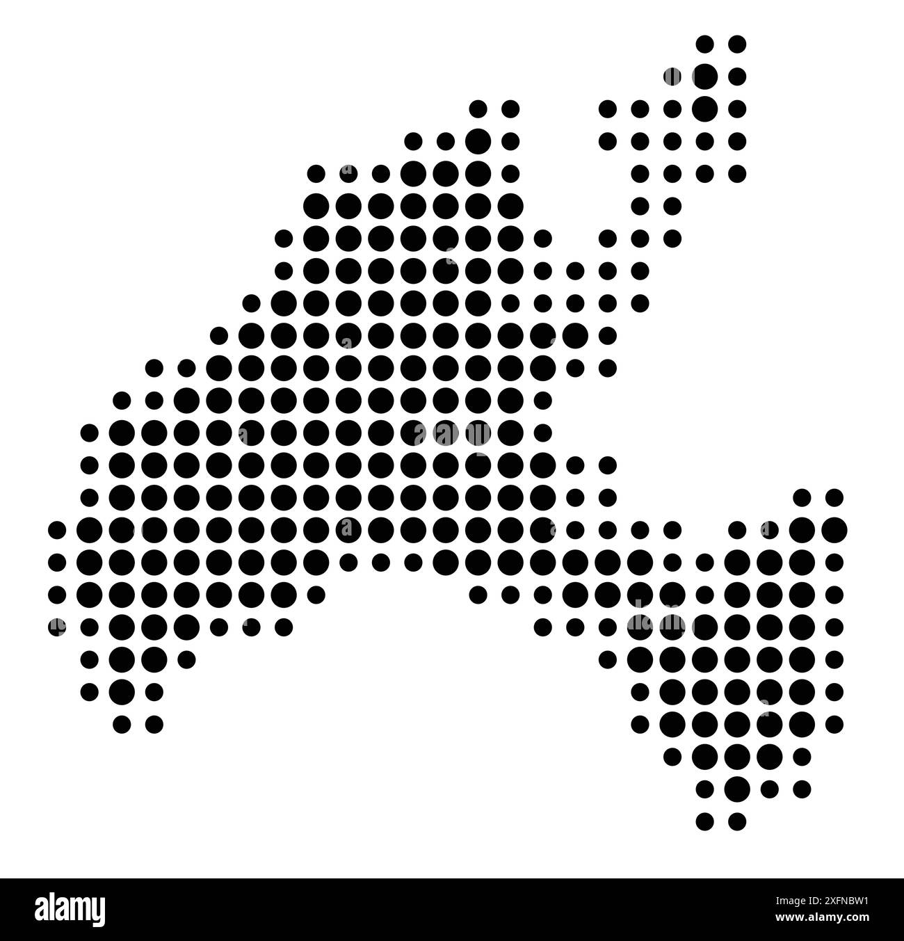 Symbol Map of the Kanton Vaud (Switzerland) showing the state/province ...