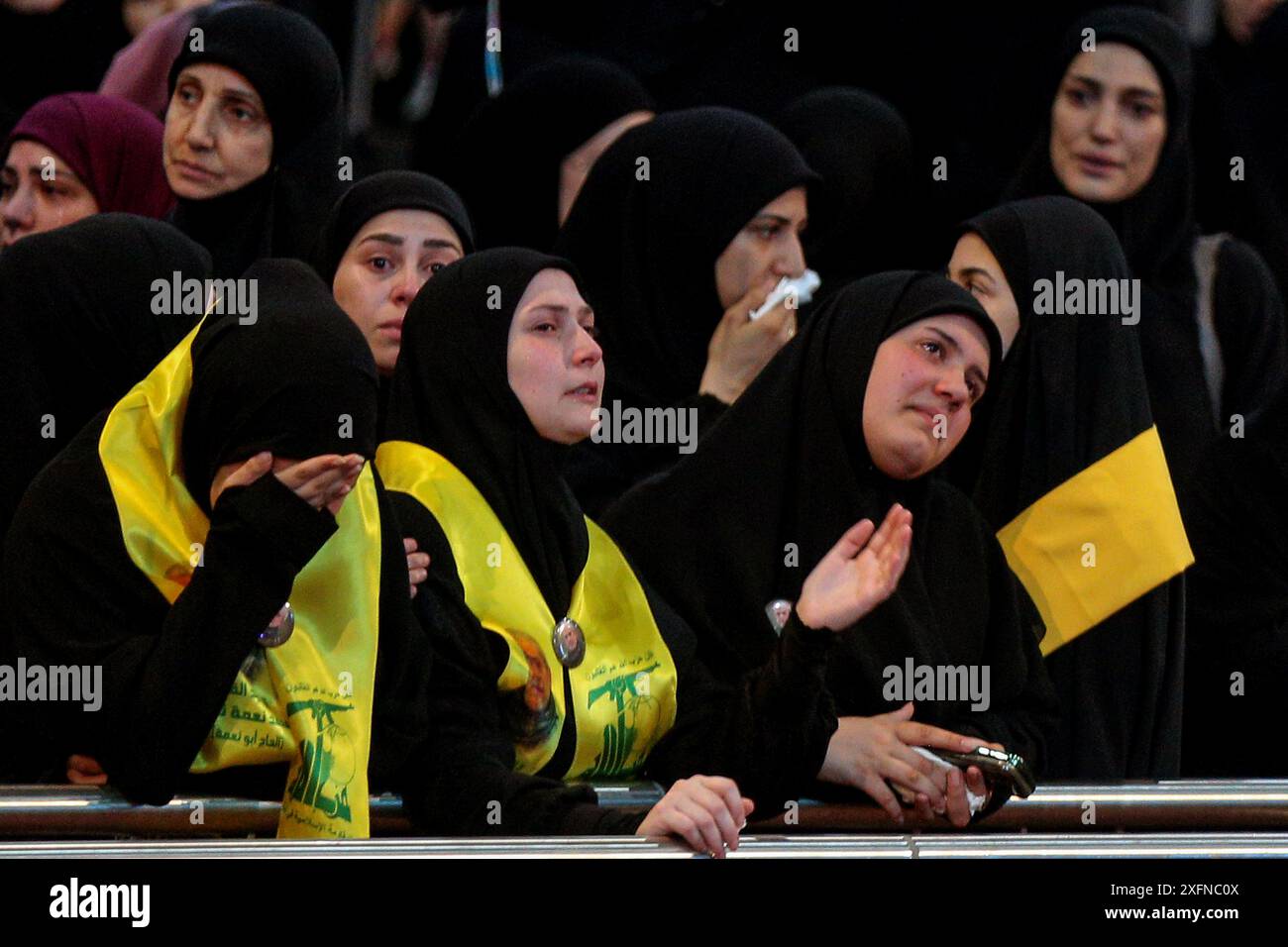 July 4, 2024, Beirut, Beirut, Lebanon: Relatives of pro-Iranian ...