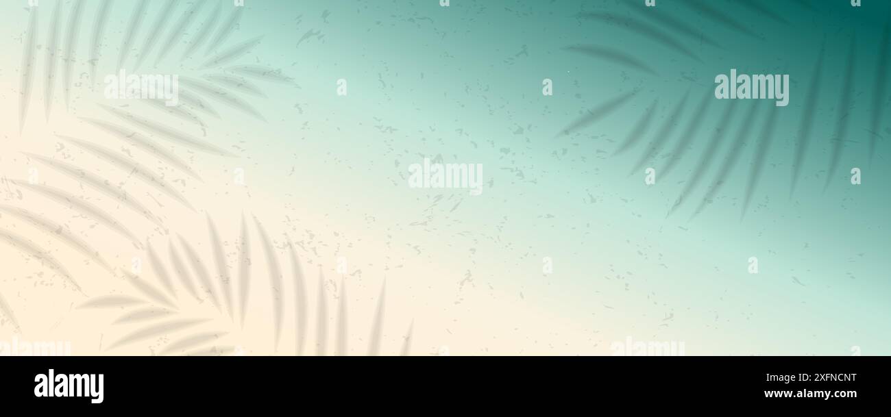 Beautiful beach with palm trees on white sand and blue ocean Stock Vector Image & Art - Alamy