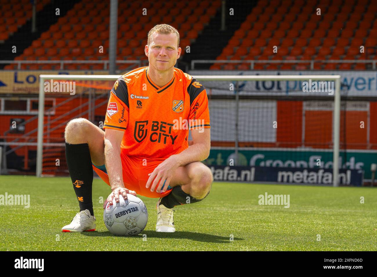 VOLENDAM, NETHERLANDS - JULY 4: Henk Veerman during the Photocall of FC Volendam at Kras Stadion ...