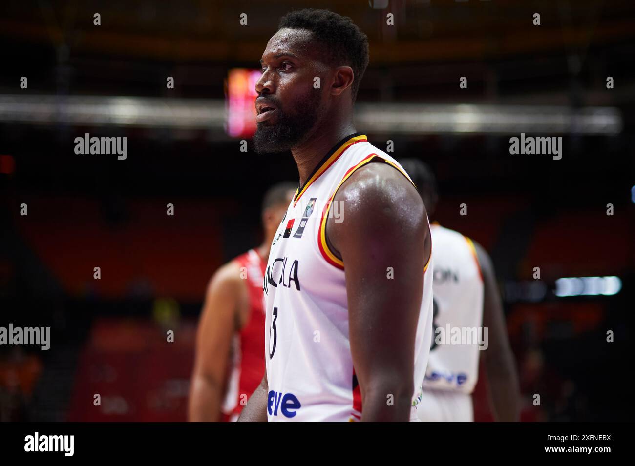 Joao Fernandes from Angola team seen in action during the game between ...