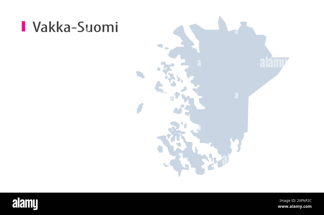 Vakka suomi map vector1 hi-res stock photography and images - Alamy