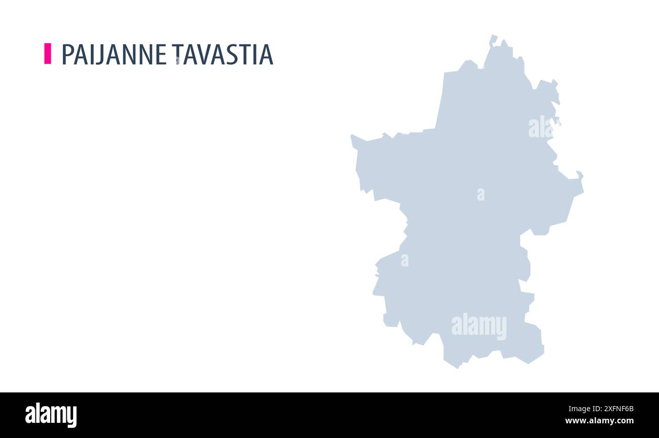 Paijanne Tavastia Map vector1, Finland Map, Region of Finland, with ...