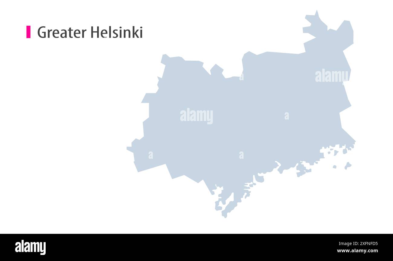 Greater Helsinki Map vector1, Finland Map, Region of Finland, with ...