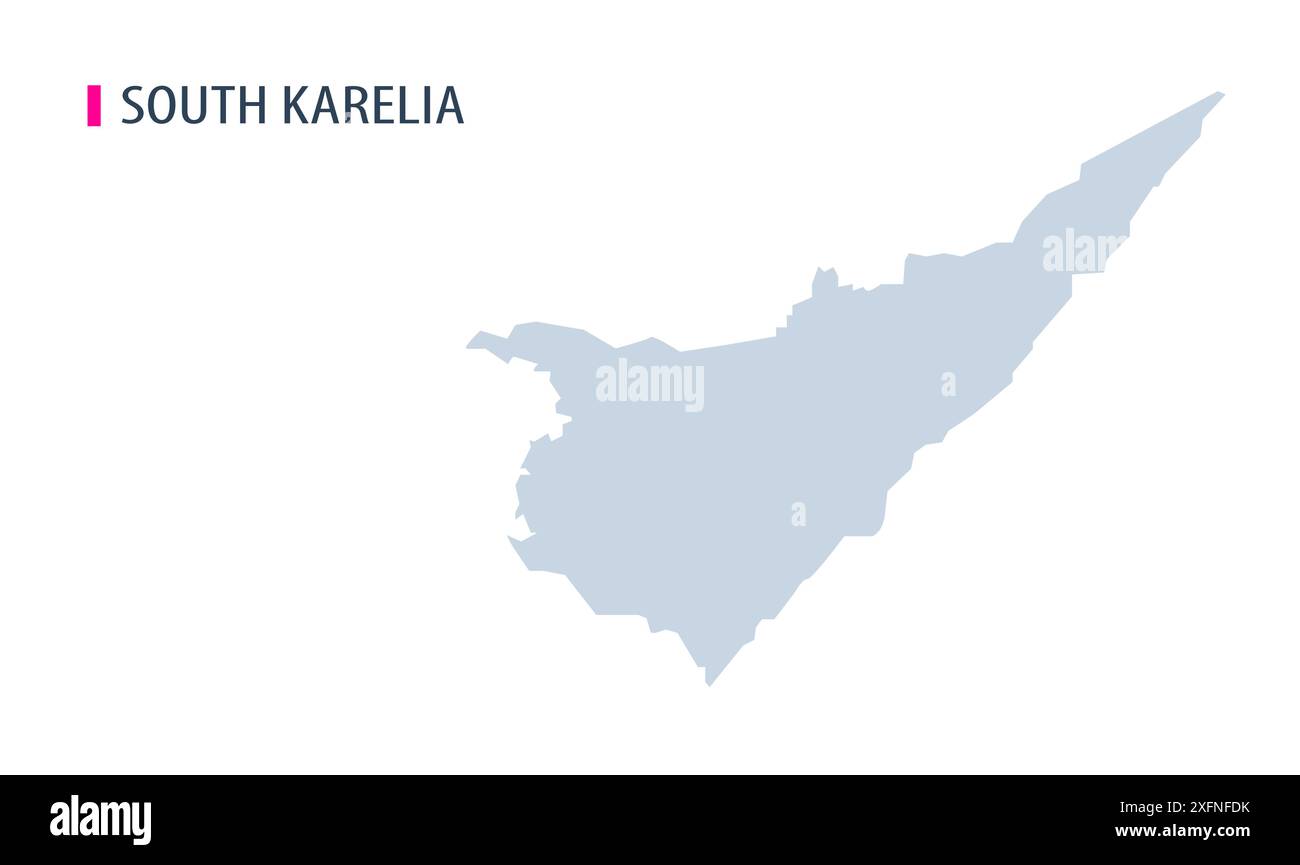 Map of south karelia Stock Vector Images - Alamy