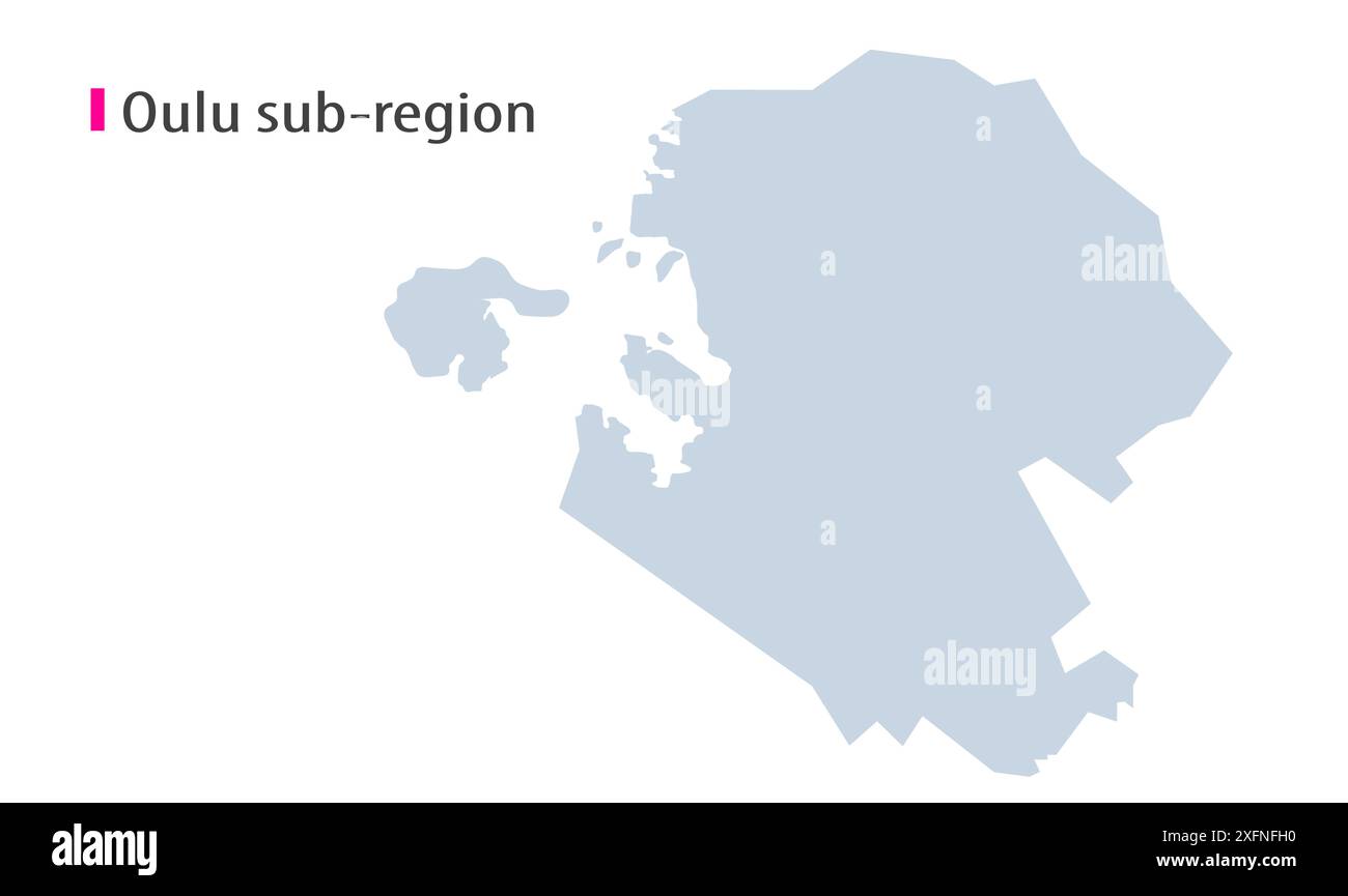 Oulu area map Cut Out Stock Images & Pictures - Alamy