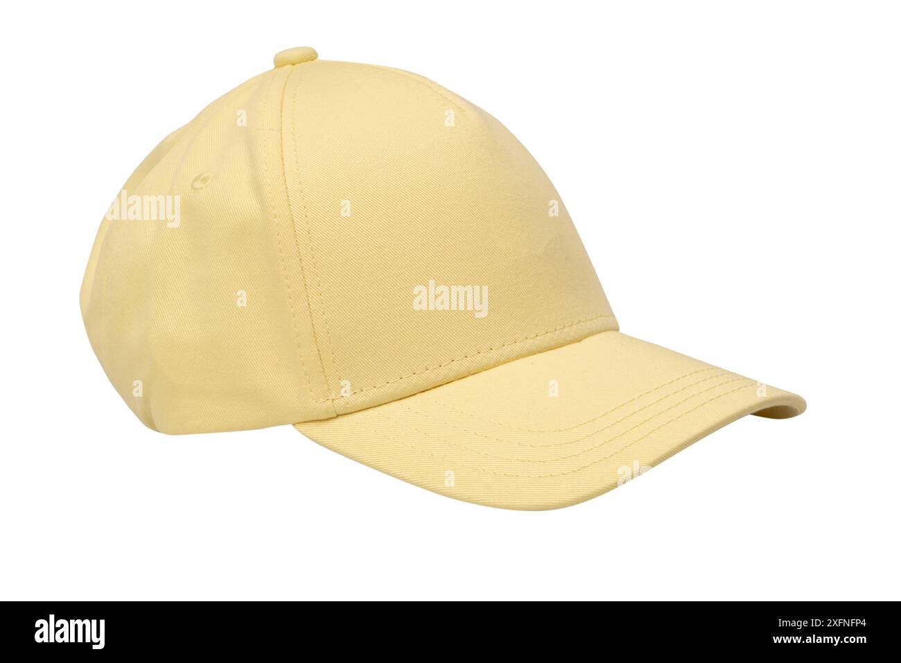 Yellow cap isolated on white background Stock Photo - Alamy