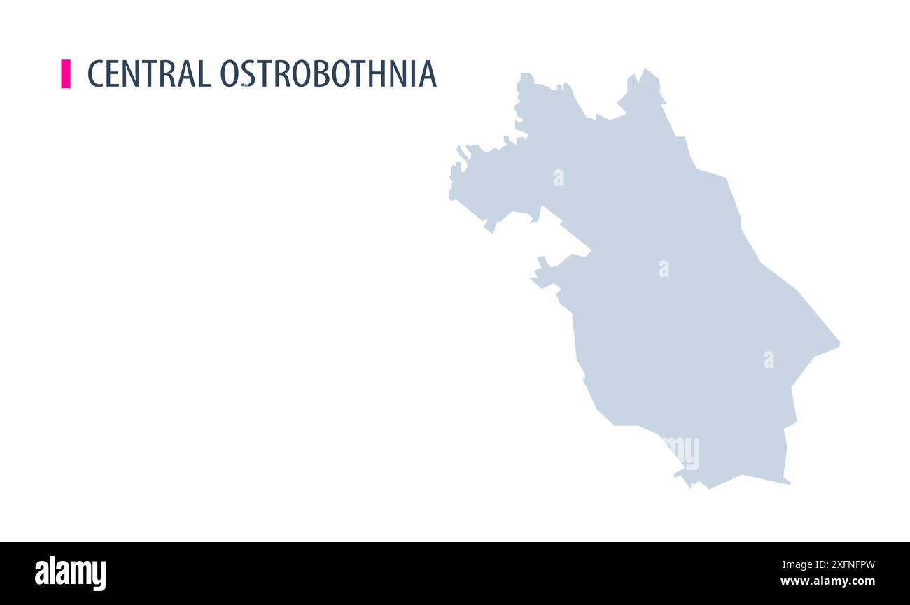 Central ostrobothnia outline map hi-res stock photography and images ...