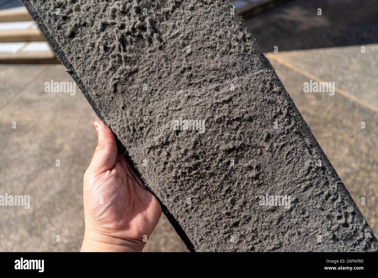 Microscopic solid particles in the air that come from a variety of ...