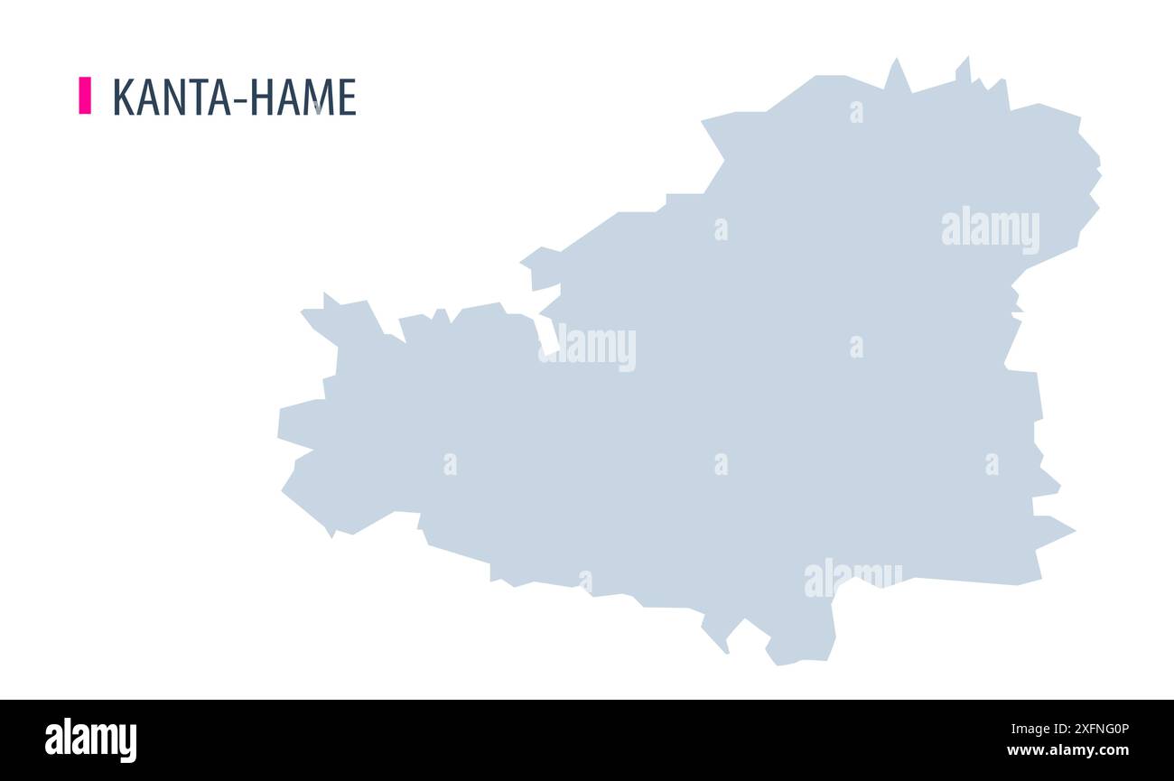 Kanta hame map vector1 hi-res stock photography and images - Alamy