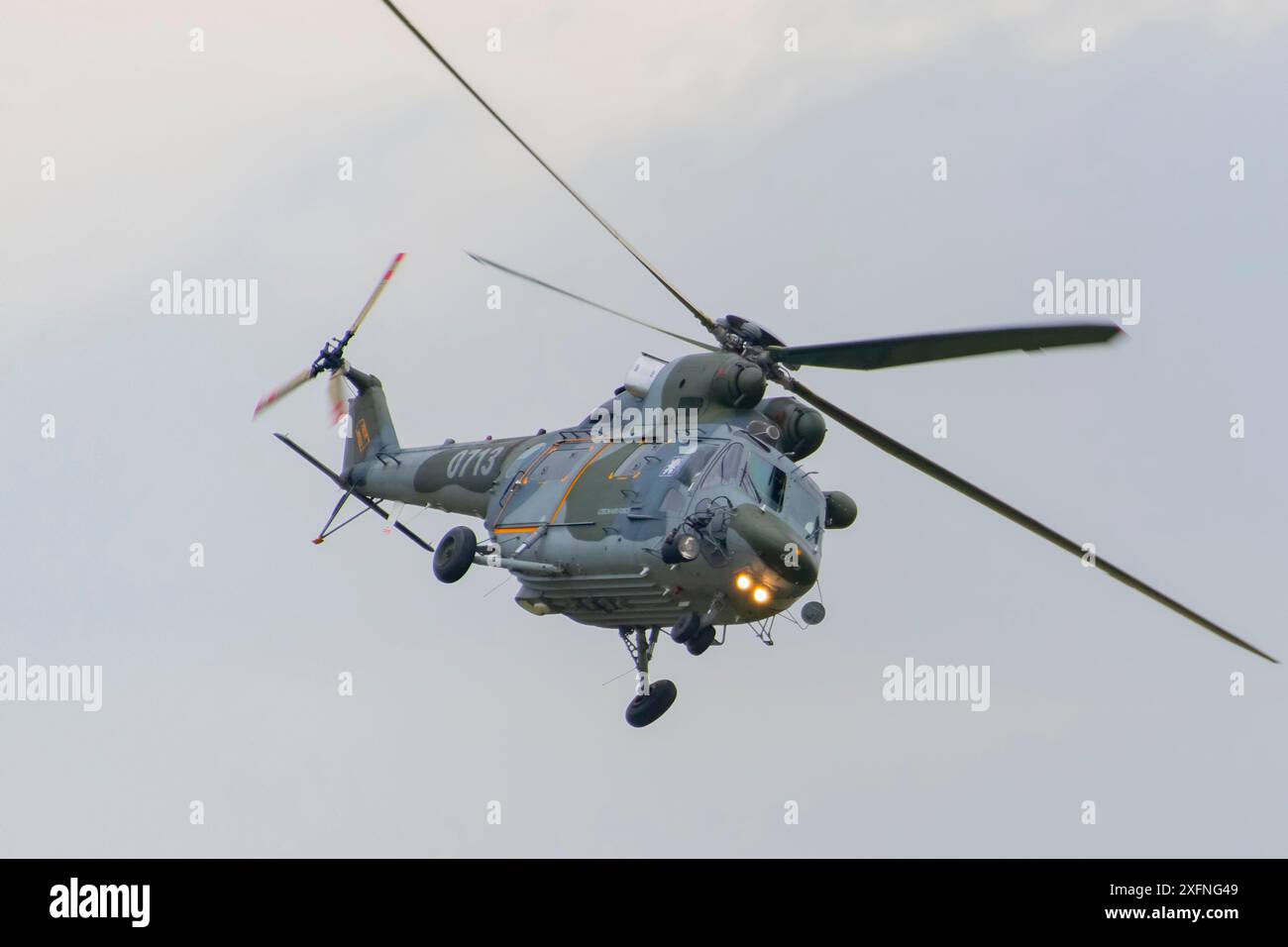 W-3A Sokol Helicopter at Antidotum Air Show 2024 in Leszno, Poland ...