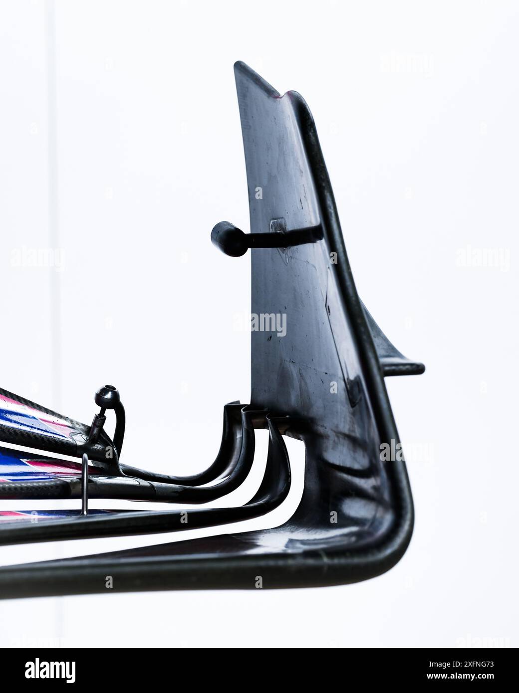 Alpine F1 Team A524, mechanical detail of front wing during the Formula ...