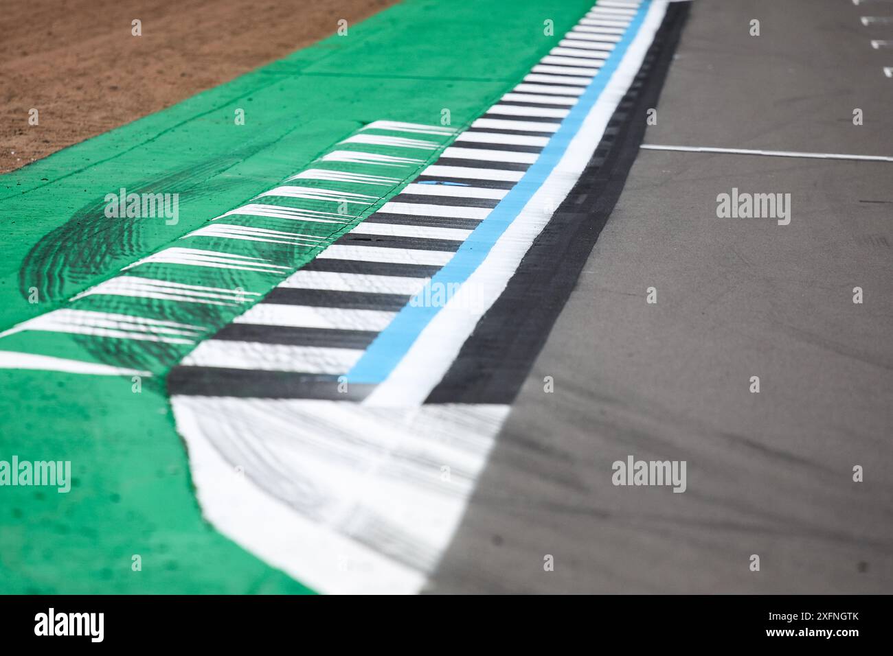 track, piste, kerb, vibreur, illustration during the Formula 1 Qatar ...