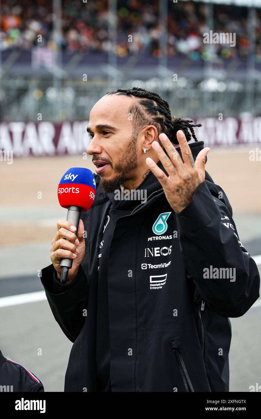 HAMILTON Lewis (gbr), Mercedes AMG F1 Team W15, portrait during the ...