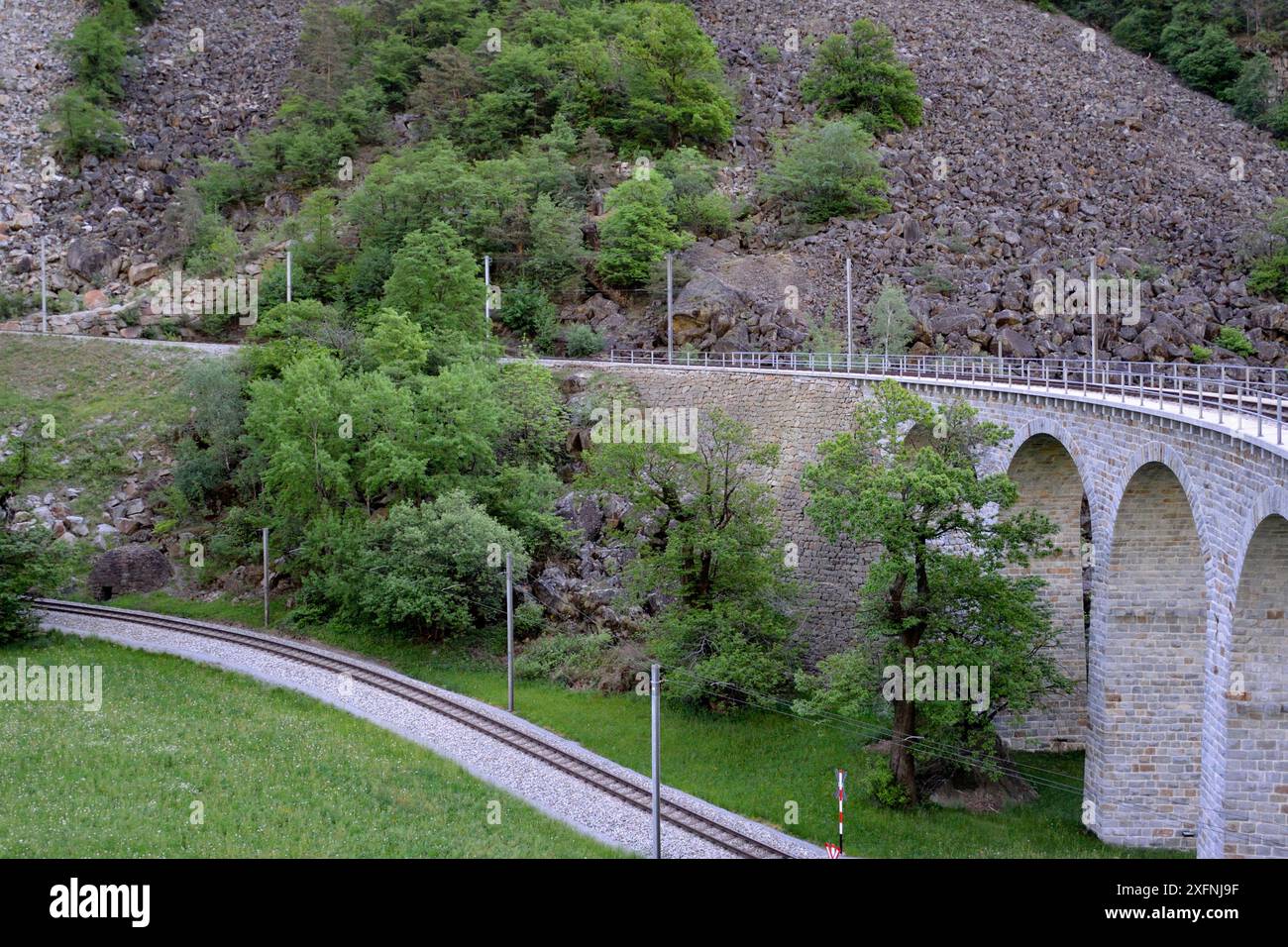 Kreisviadukt von Brusio, Switzerland, Europe Stock Photo - Alamy