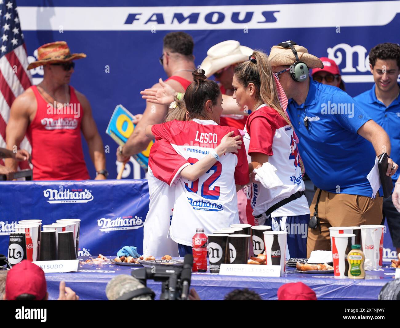 July 4, 2024, New York, New York, USA: (NEW) Annual Nathan's Famous ...