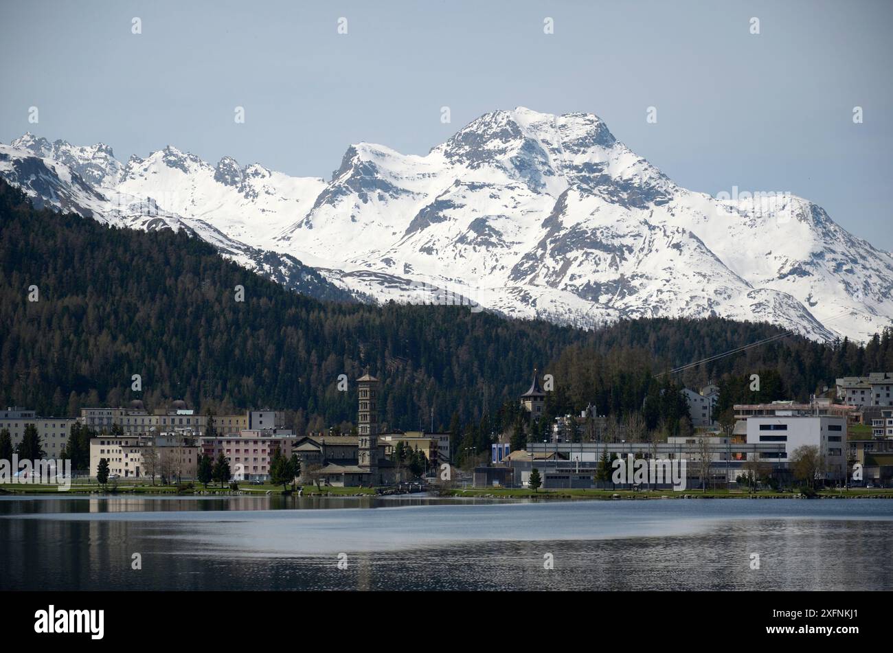Lake St Moritz, St. Moritz, Switzerland, Europe Stock Photo - Alamy