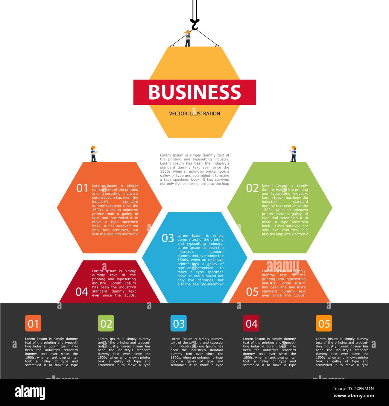Hexagon chart hi-res stock photography and images - Alamy