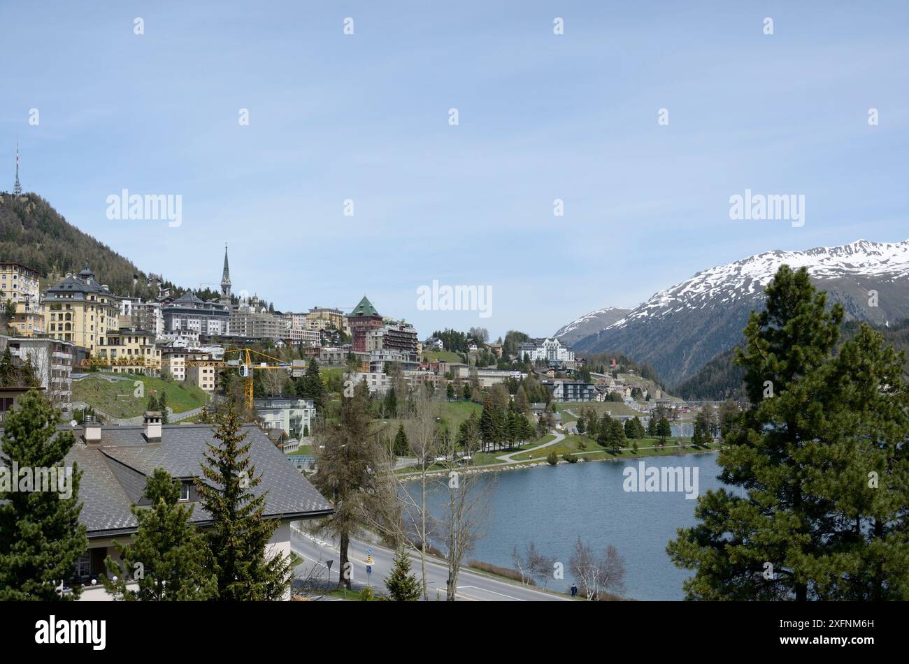 Lake St Moritz, St. Moritz, Switzerland, Europe Stock Photo - Alamy