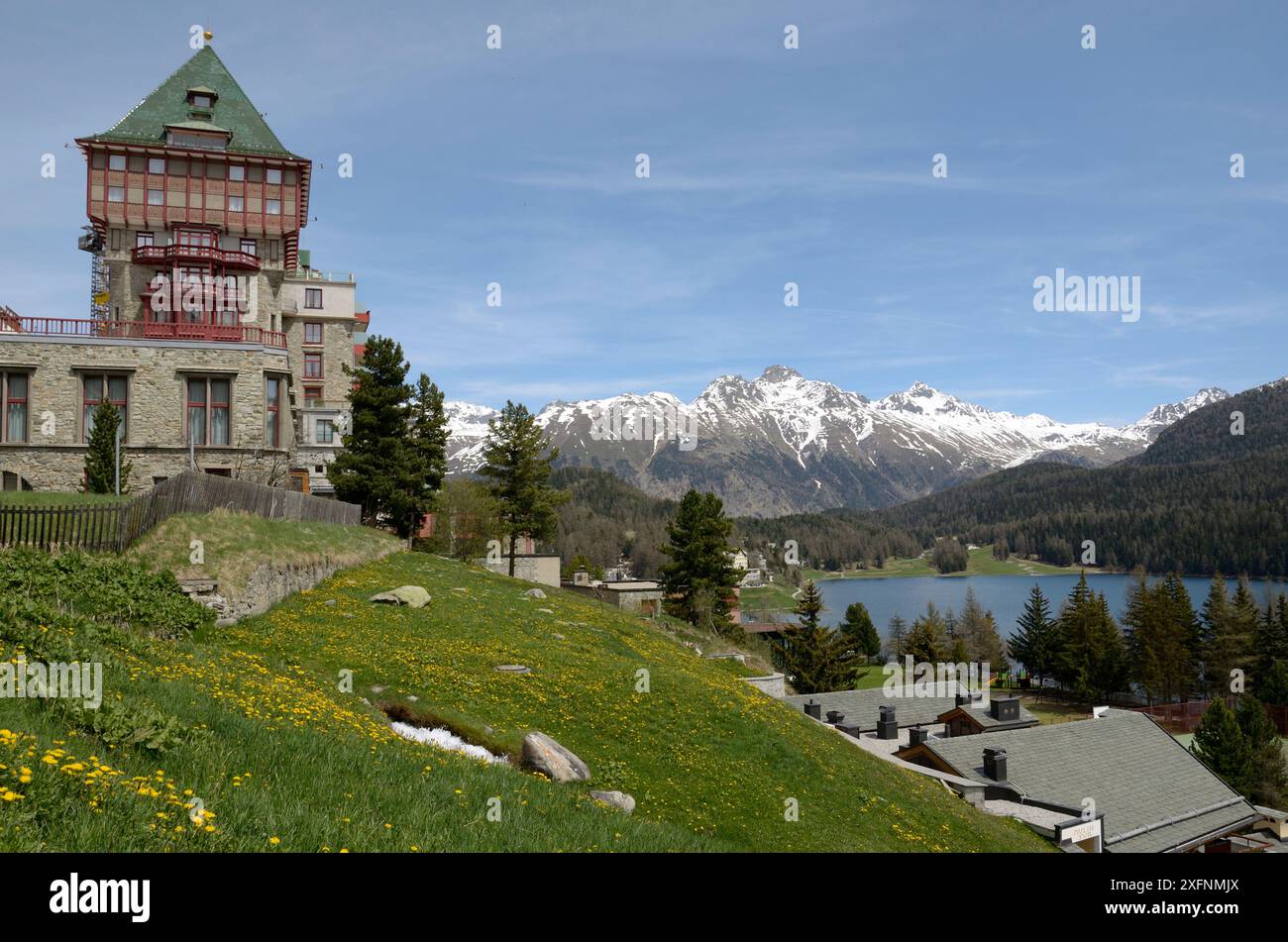 Lake St Moritz, St. Moritz, Switzerland, Europe Stock Photo - Alamy