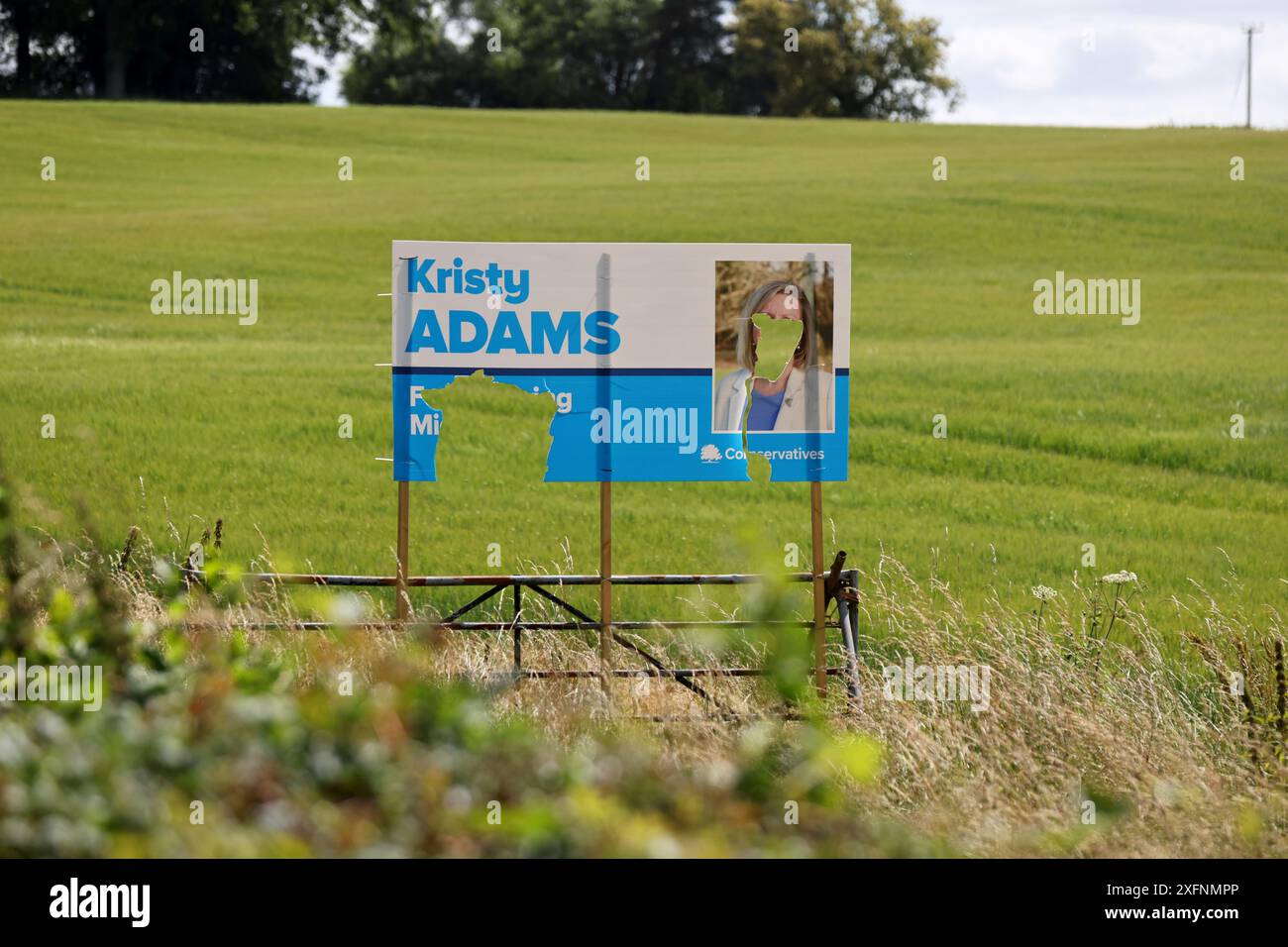 4th July 2024. Ansty, Mid Sussex, UK. Pictured is a Conservative MP ...