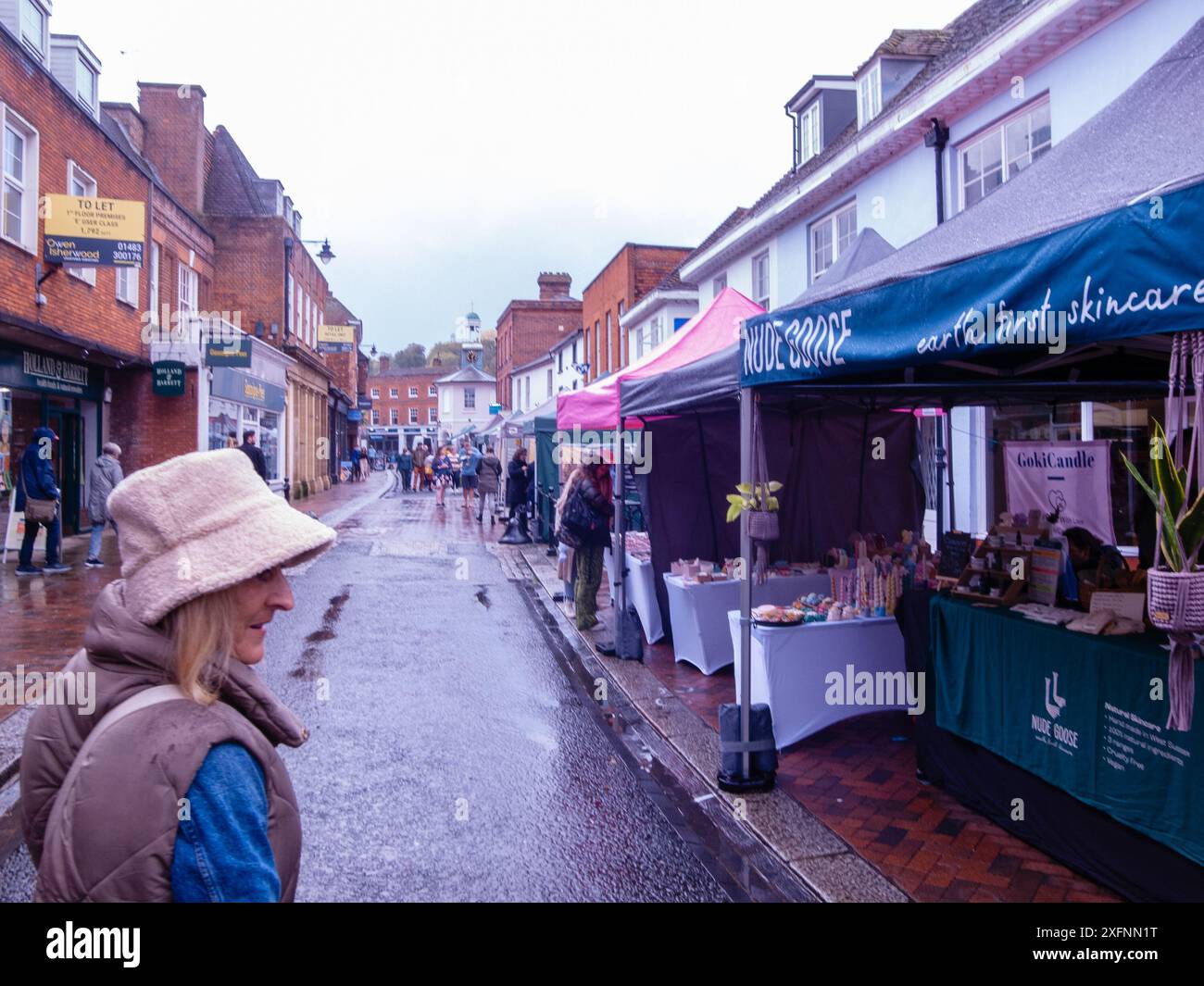 Godalming town, Surrey, England. Town in the Surrey Hills home to ...