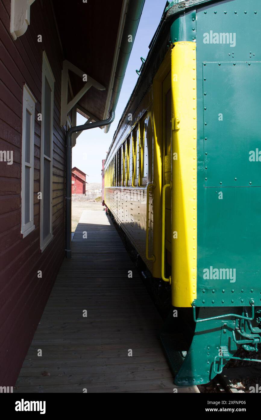 Chicago & Northwestern Railway (C&NW) Steel Sheathed Wooden Day Coach ...