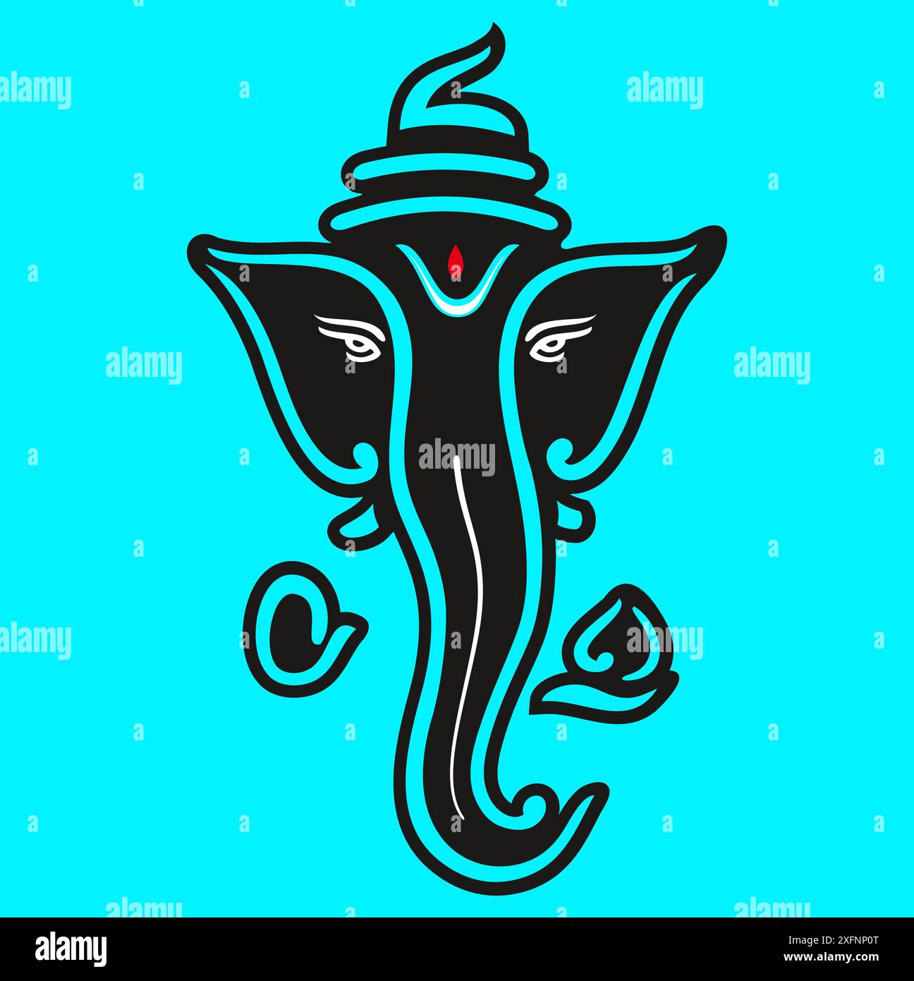 Loard Ganesha Vector Image, Shree Ganesh ji, hindu loard ganesha art ...