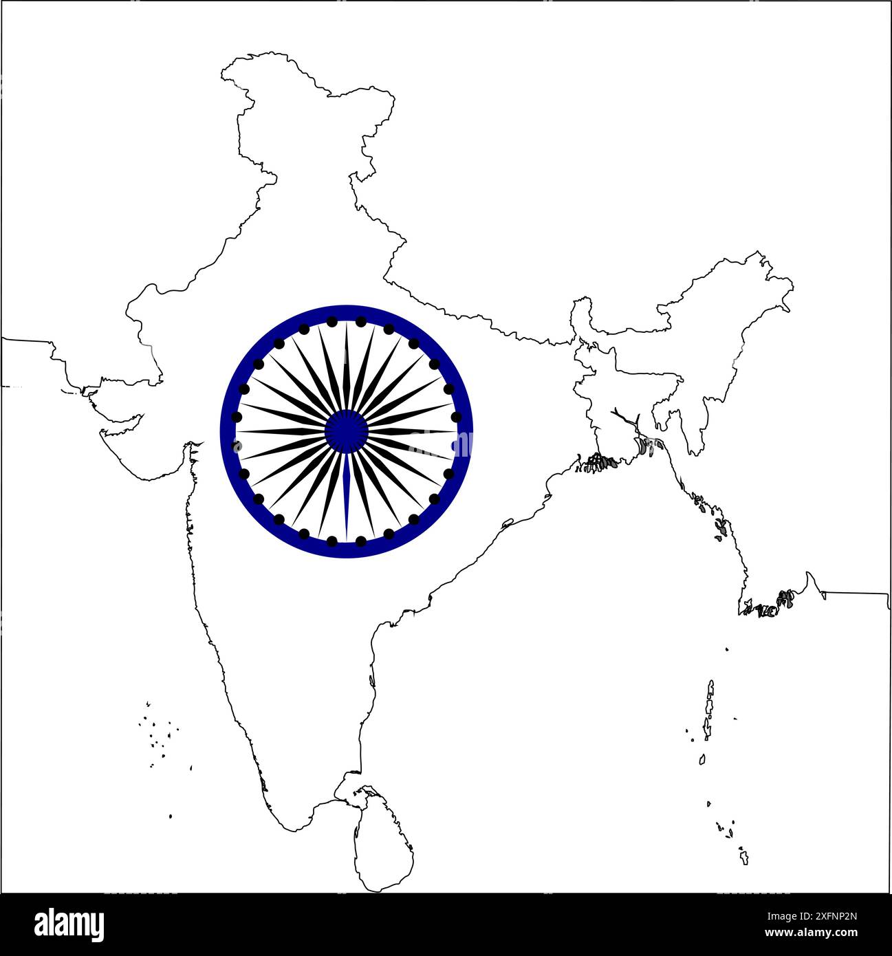 India map graphic, Official Indian Flag color, nation country Indian ...