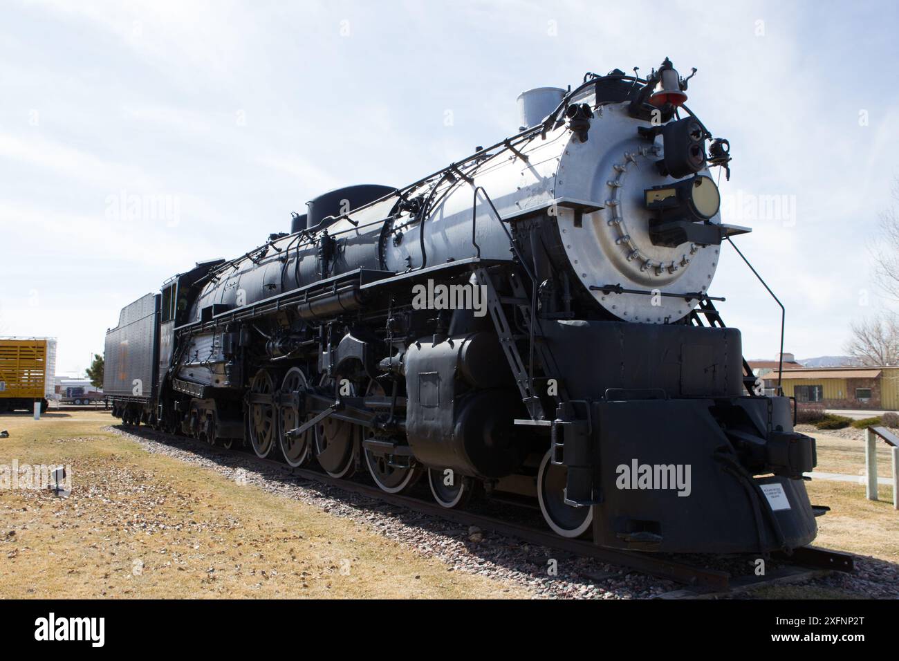 Chicago Burlinton & Quincy (CB&Q) 4-8-4 locomotive. Built in 1940 and in use until 1956, Douglas ...