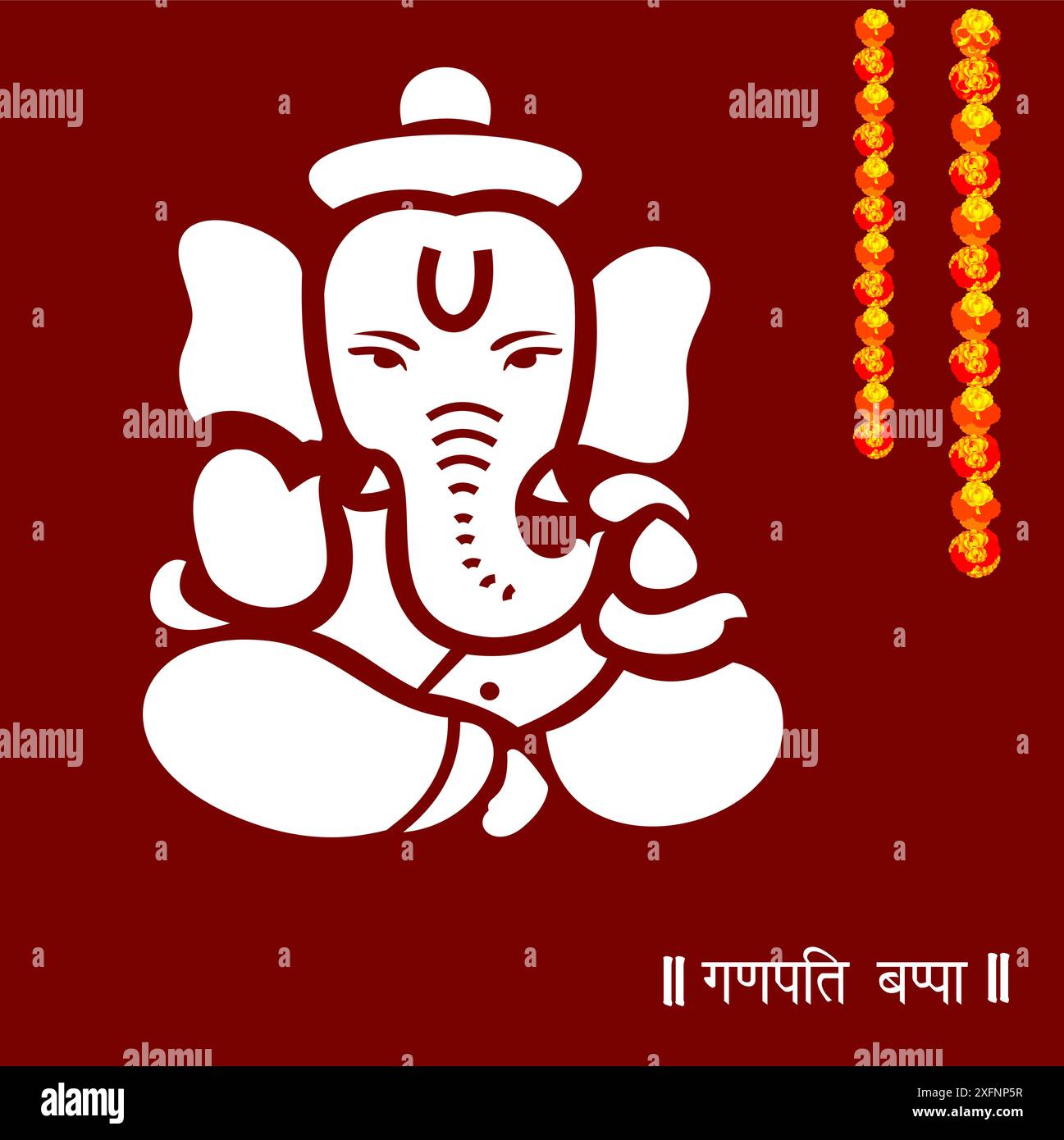 Loard Ganesha Vector Image, Shree Ganesh ji, hindu loard ganesha art ...