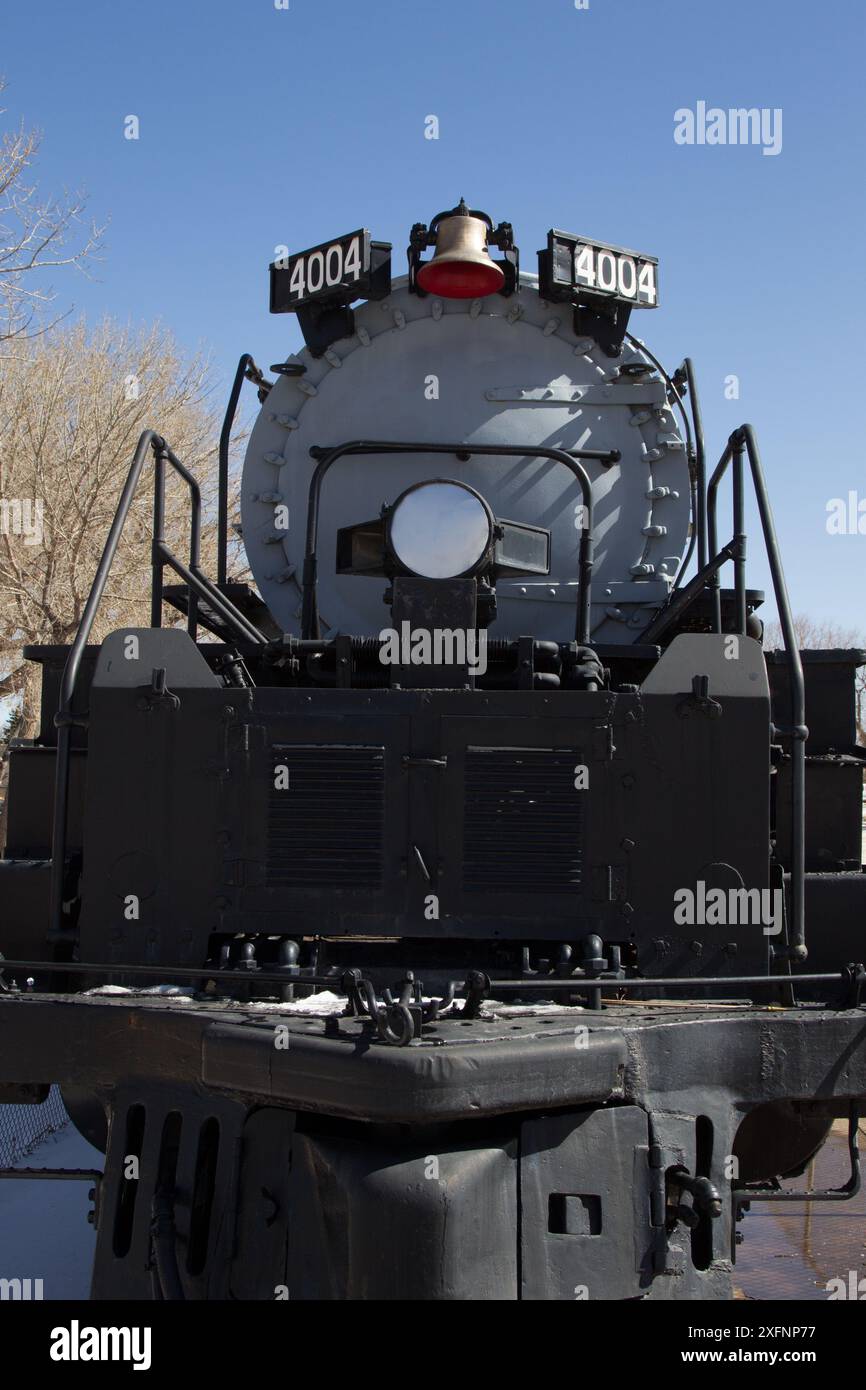 One of the last of the world's largest steam locomotives, Cheyenne, WY ...