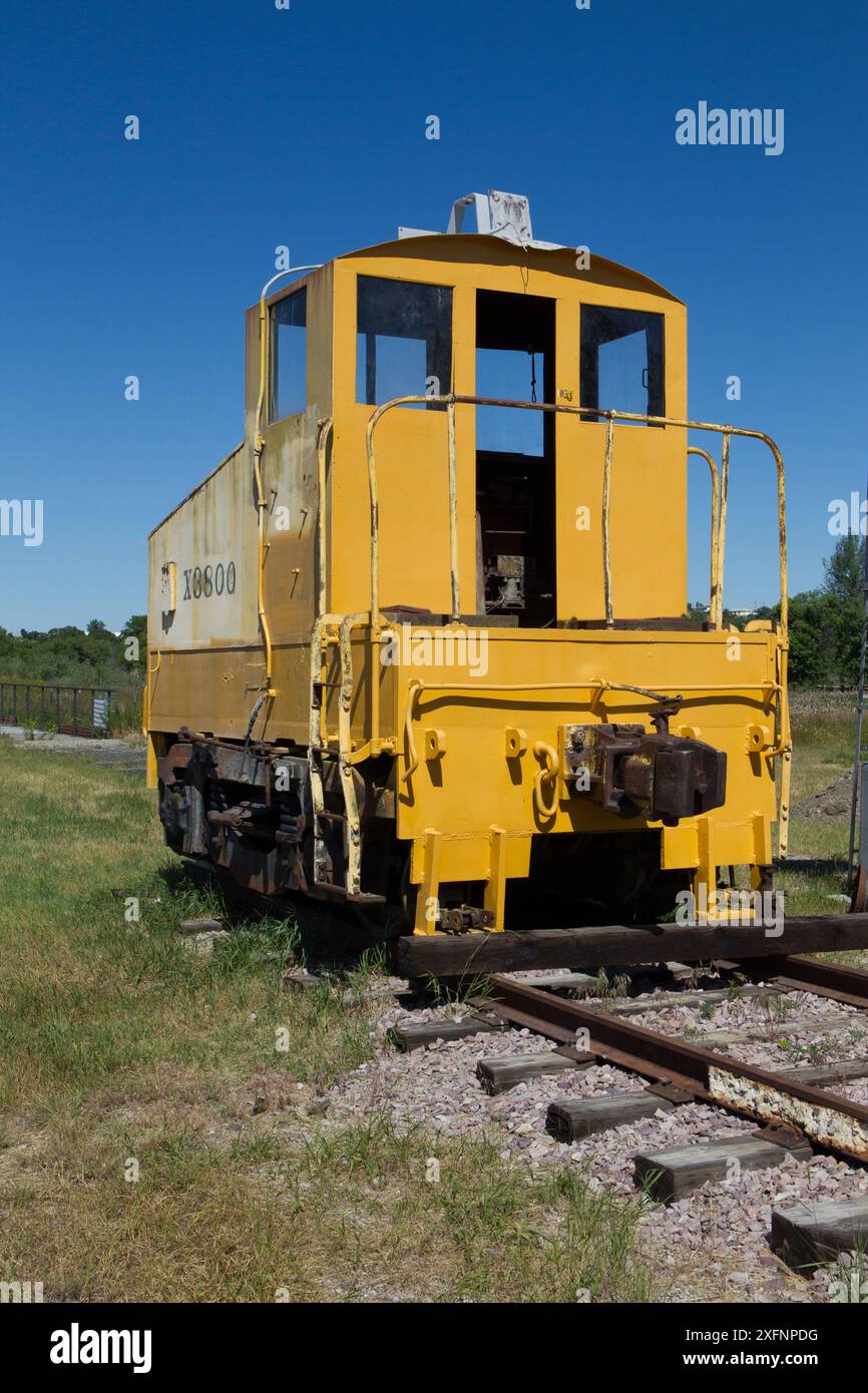 Milwaukee Road Shop Switcher X3800, "shop goat." The unit powered by an ...