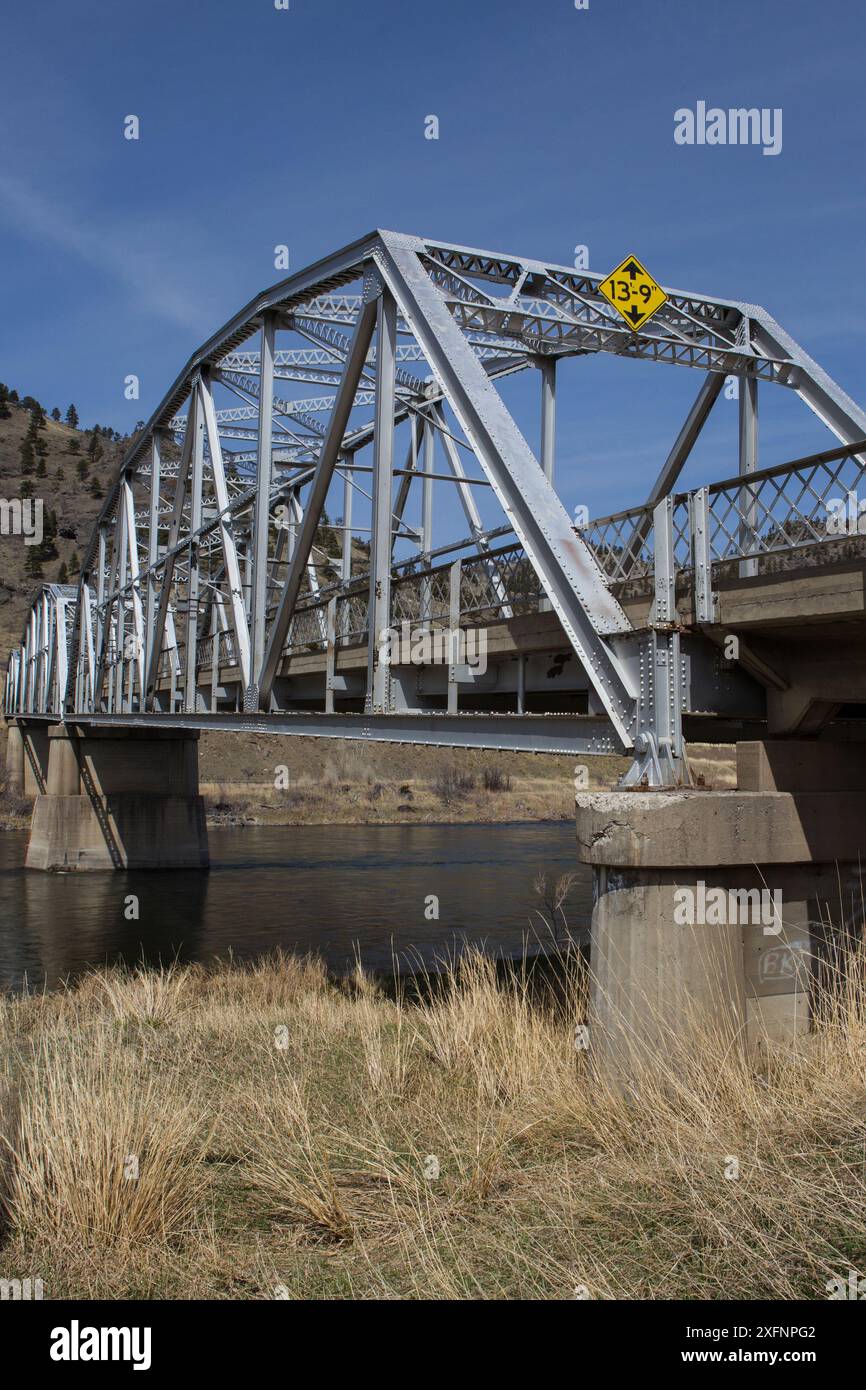 Warren through truss design Hardy Bridge built in 1931. Bridge was used ...