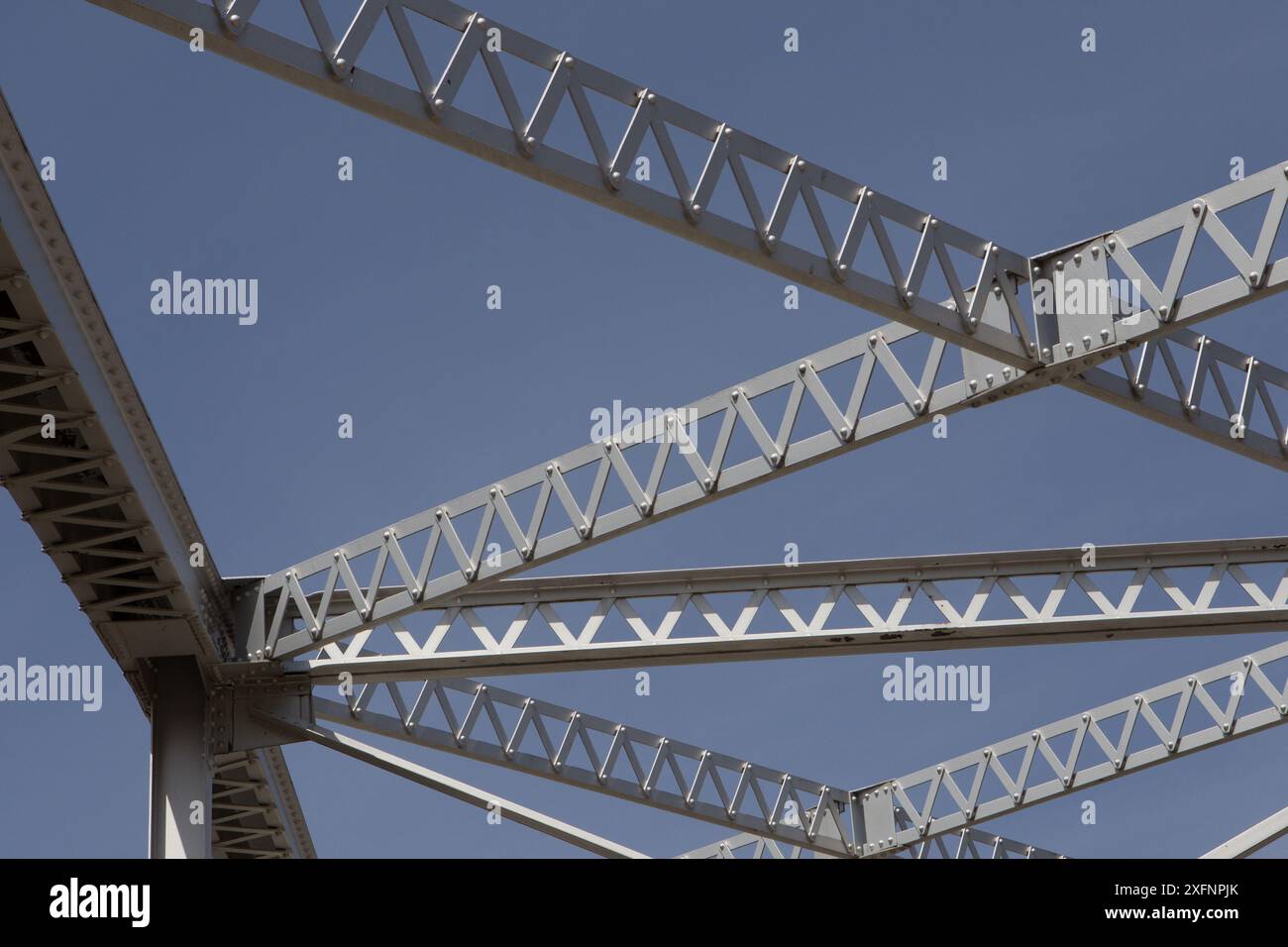 Warren through truss design Hardy Bridge built in 1931. Bridge was used ...