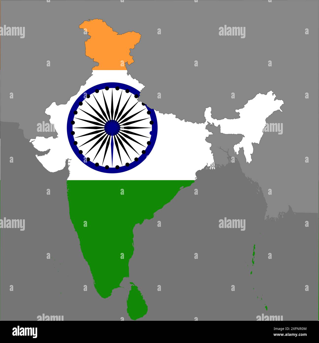 India map graphic, Official Indian Flag color, nation country Indian ...