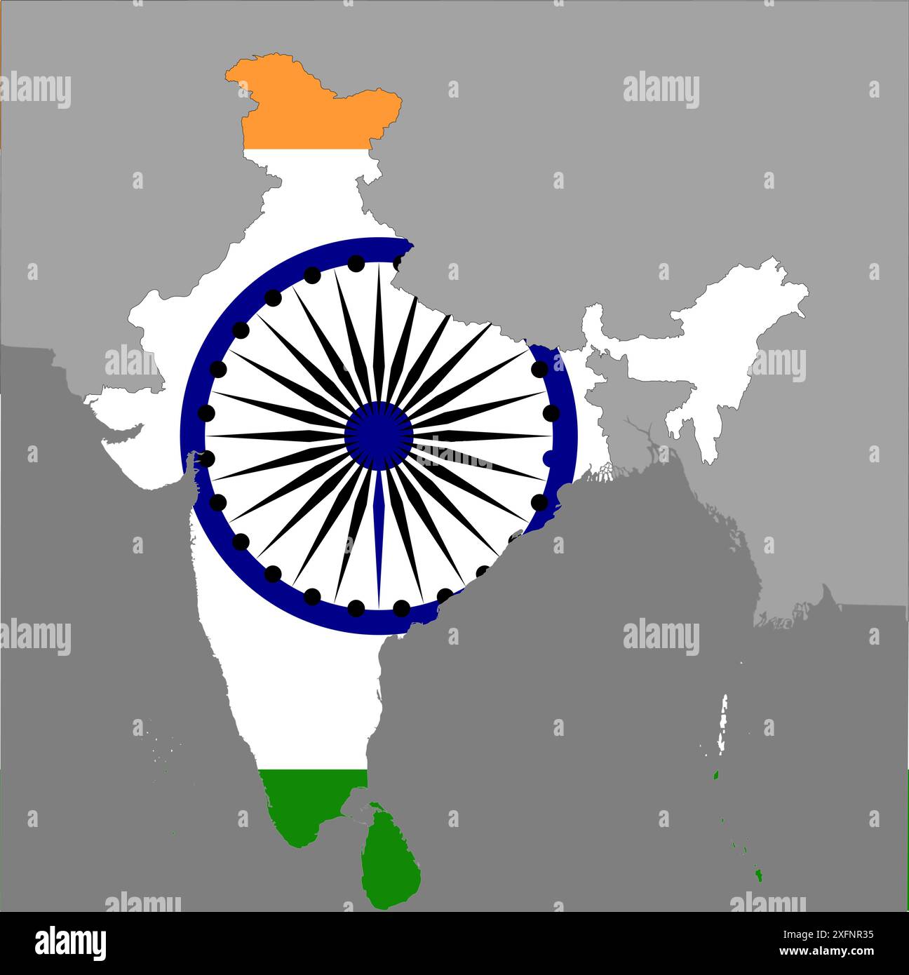 India map graphic, Official Indian Flag color, nation country Indian ...