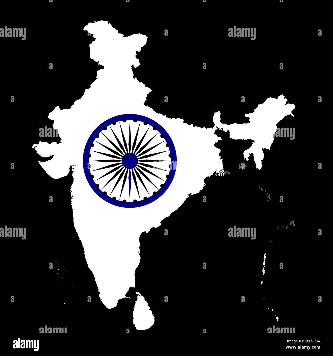 Country shape republic made Stock Vector Images - Alamy