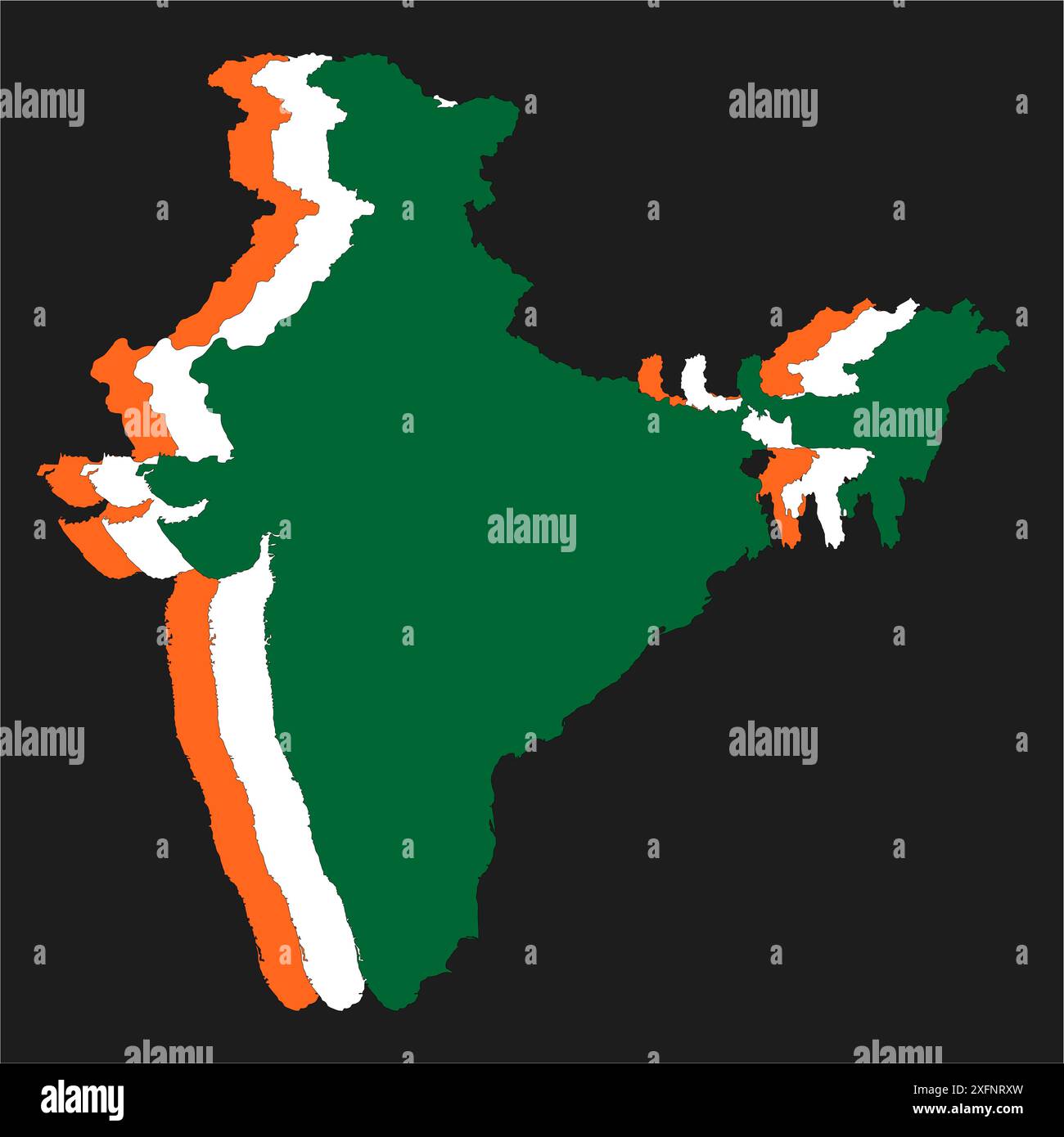 Kolkata outline map hi-res stock photography and images - Alamy