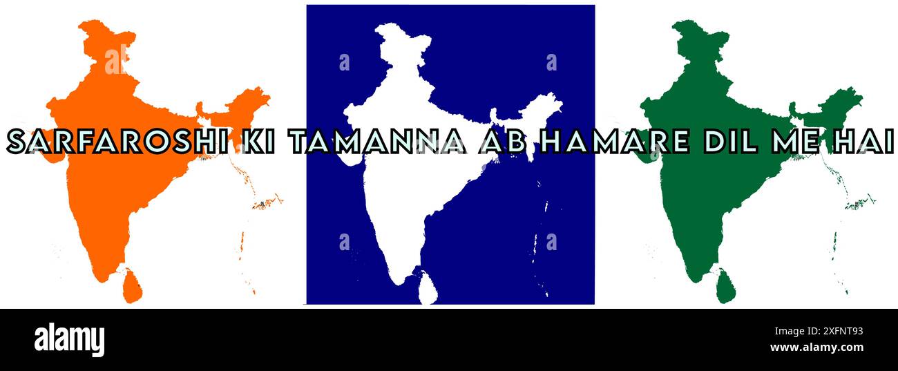 India map graphic, Official Indian Flag color, nation country Indian ...