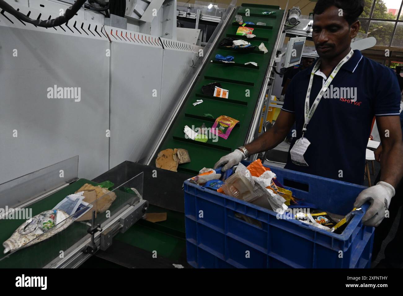 NEW DELHI, INDIA - JULY 4: People visit at Global Conclave on Plastic ...