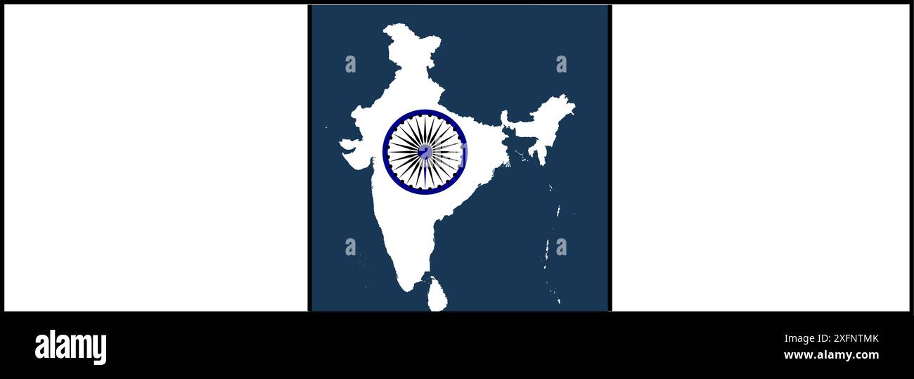 India map graphic, Official Indian Flag color, nation country Indian ...