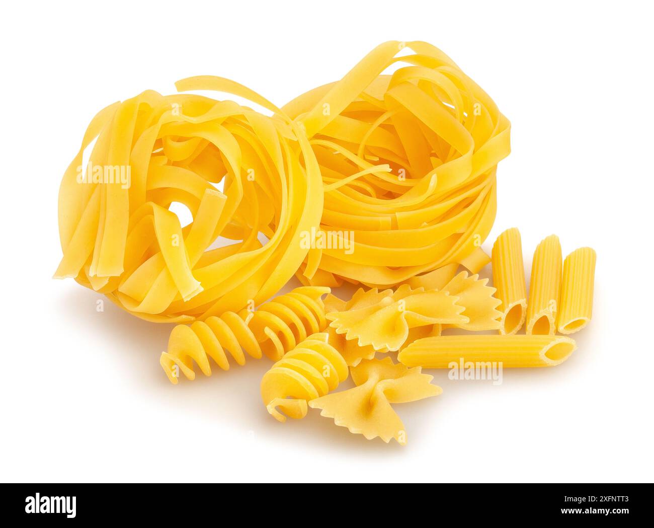 Various italian pasta on Cut Out Stock Images & Pictures - Alamy