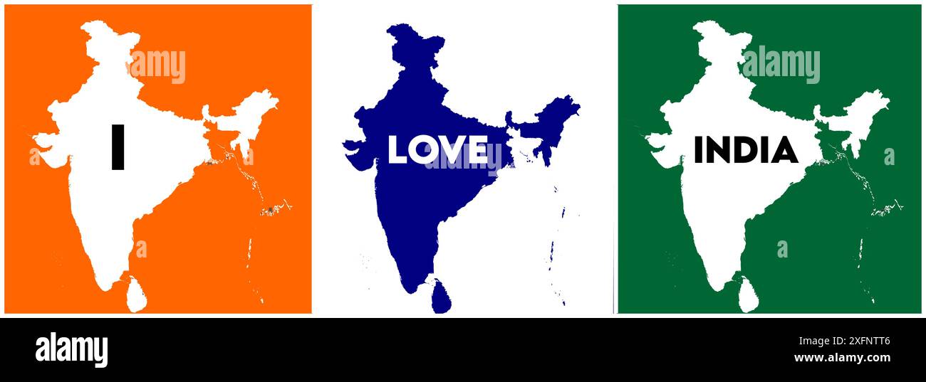 India map graphic, Official Indian Flag color, nation country Indian ...