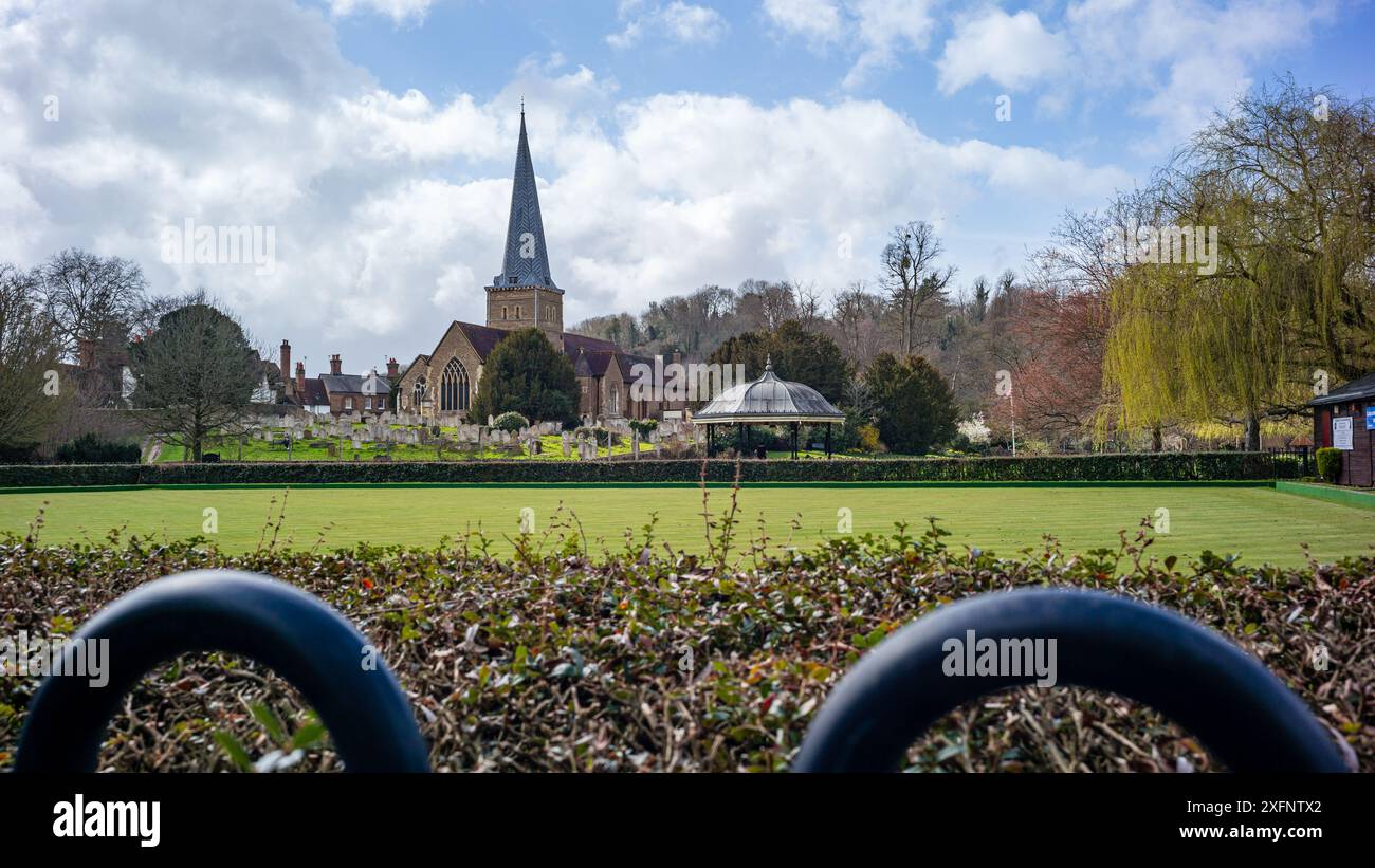 Godalming town, Surrey, England. Town in the Surrey Hills home to ...